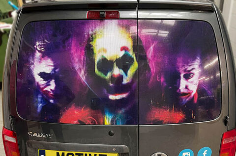 Window graphics | Window vinyl film | Motive Graphics